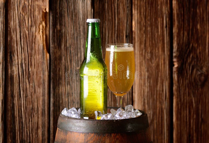 Cold beer in glass stock image. Image of booze, brewery - 60706625