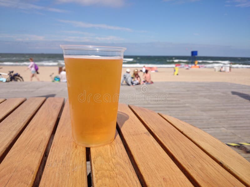 Cold beer on a hot day stock image. Image of human, worm - 42479527