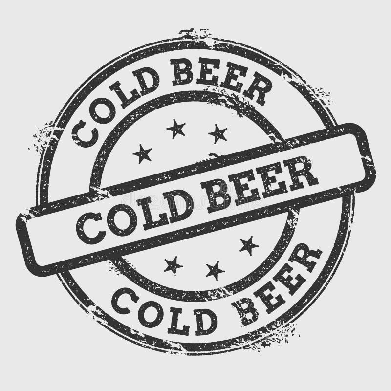 Beer Rubber Stamp. Isolated Beer on White Background Stock Vector ...