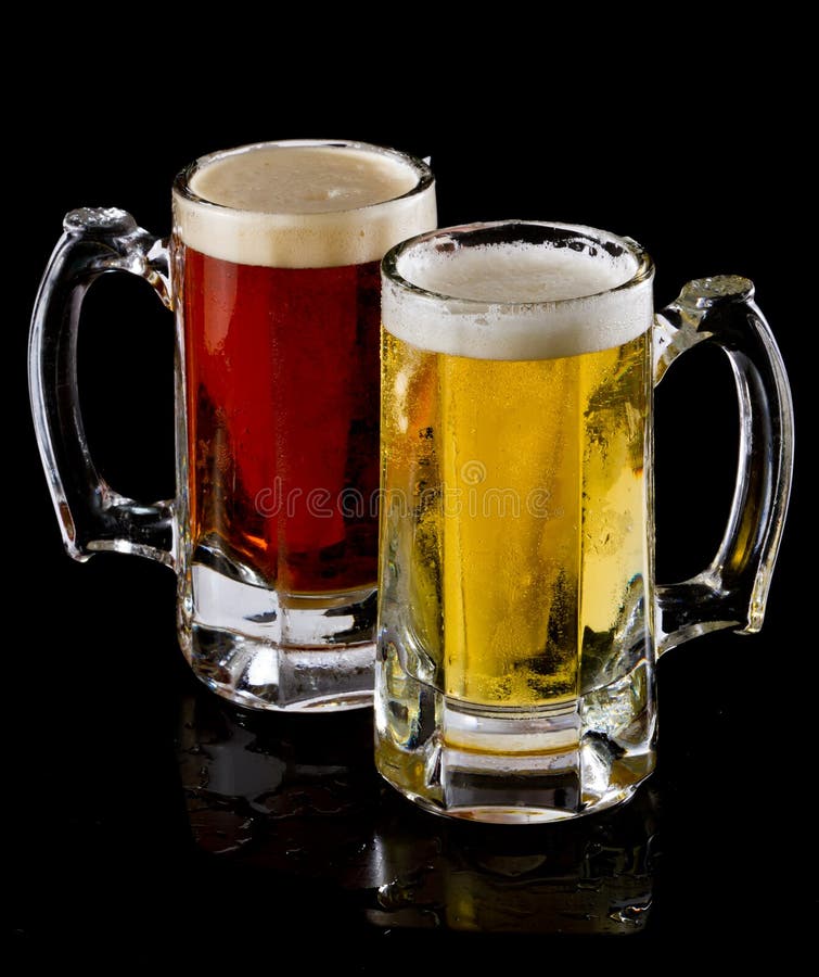 Cold beer stock image. Image of light, lager, beer, beverage - 30973151