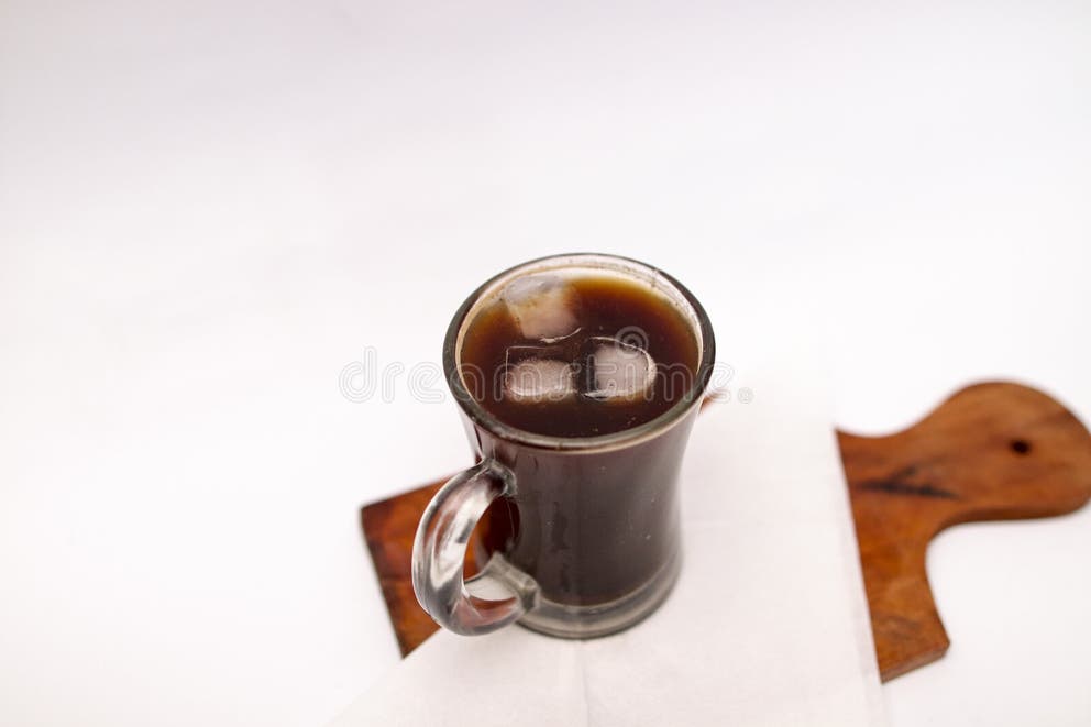 Cold bitter coffee stock image. Image of cool, drink - 361851093