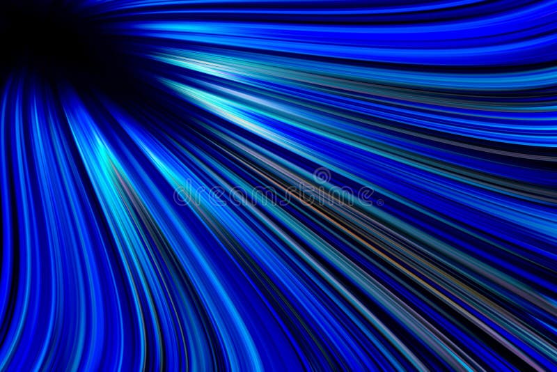 Cold Blue Light Trails Background Stock Illustration - Illustration of ...