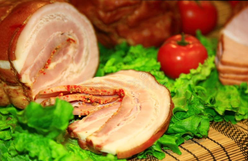 Boiled Pork with Lime Garlic and Chili Sauce Stock Photo - Image of ...