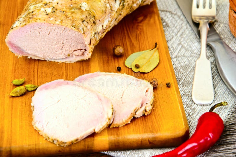 Cold Boiled Pork with Spice Stock Image - Image of material, cold: 65803027