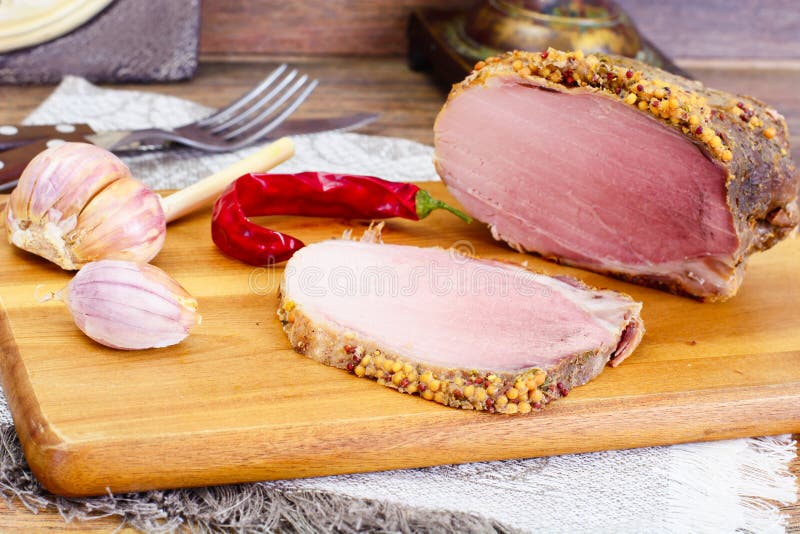 Cold Boiled Pork with Spice Stock Photo - Image of boiled, animal: 69188066