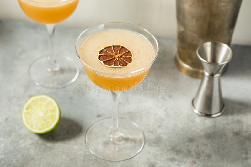 Cold Boozy Winter Rum Daiquiri Cocktail Stock Photo - Image of sweet ...