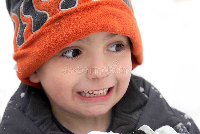 Cold Boy stock photo. Image of cute, play, children, freezing - 7626450
