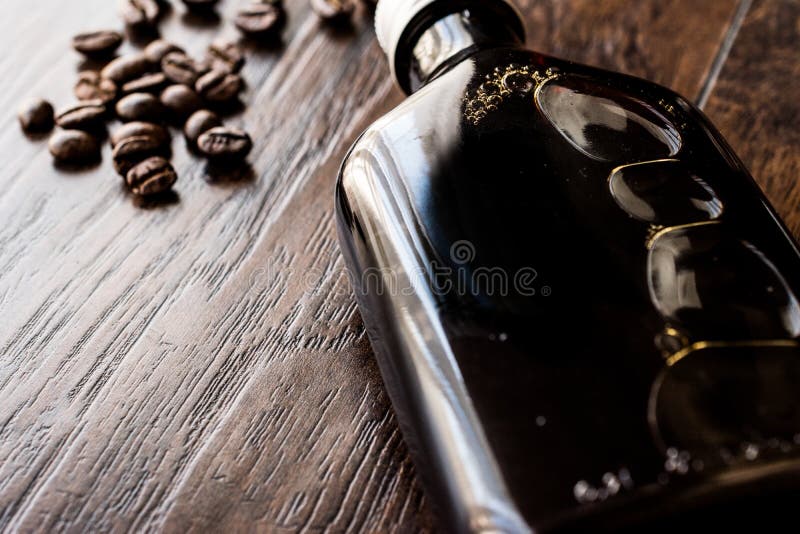 Cold Brew Coffee in a Bottle. Stock Image - Image of black, cold: 97127127