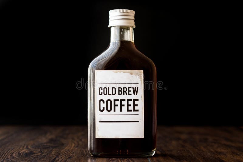 Cold Brew Coffee in a Bottle. Stock Image - Image of fresh, brew: 97127415