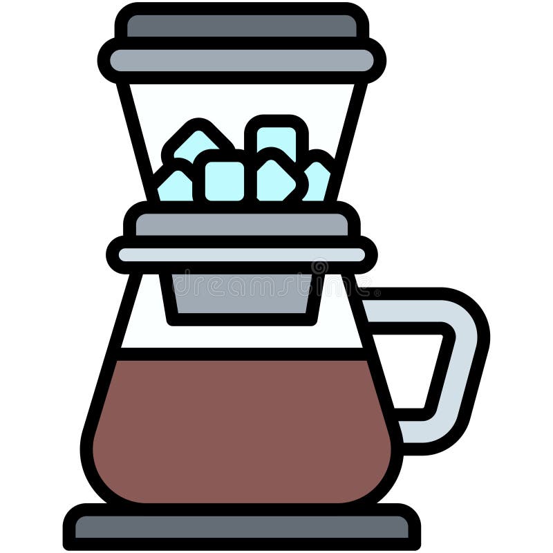 Cold Brew Coffee Icon, Coffee Shop Related Vector Stock Vector ...