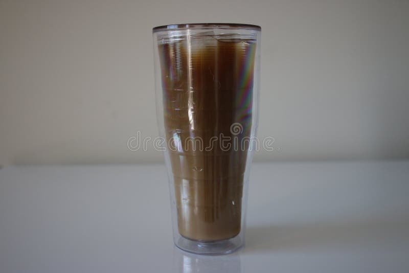 Cold Brew Ice Coffee in an Extra Large Cup Stock Photo - Image of ...