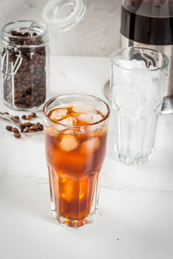 Cold brew iced coffee stock image. Image of coffee, concentrate - 98596277