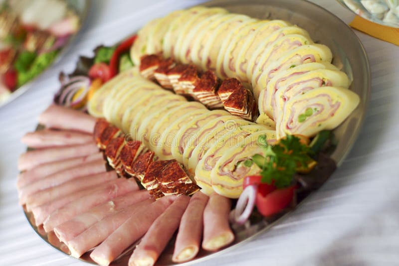 Cold Buffet stock image. Image of meeting, lettuce, cheese - 15350827