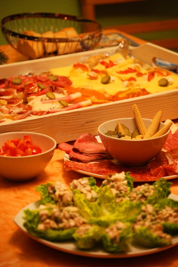 Cold buffet stock image. Image of pepper, food, sausage - 230284341