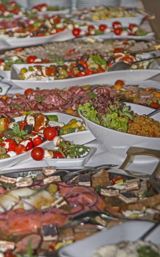 On the cold buffet stock photo. Image of cheese, catering - 83788574