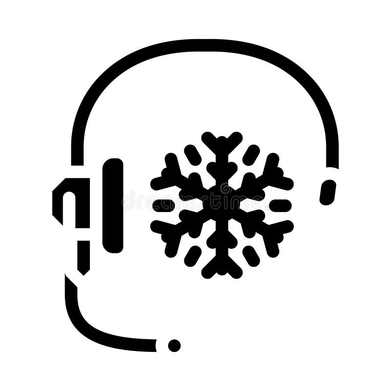 Cold Calling Glyph Icon Vector Illustration Stock Vector - Illustration ...