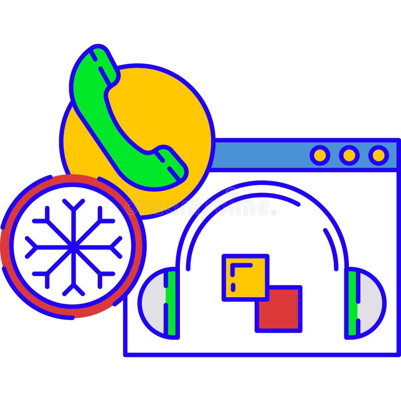 Cold Calling Icon Conversion Vector on White Stock Vector ...