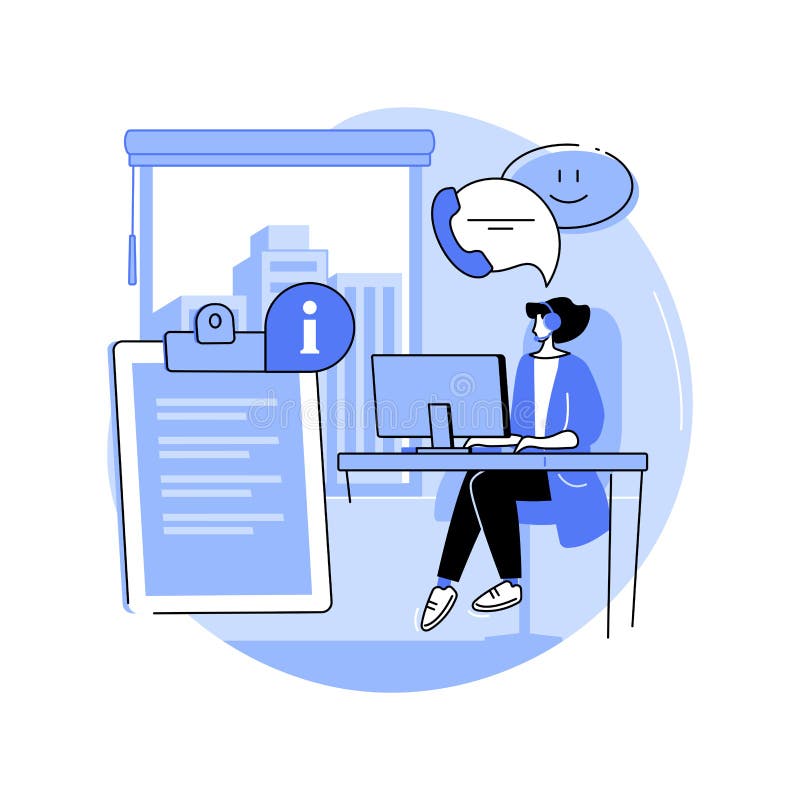 Cold Calling Isolated Cartoon Vector Illustrations. Stock Vector ...