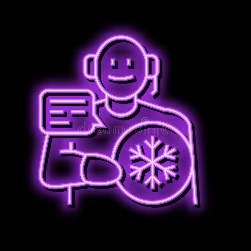 Cold Calling Lead Neon Glow Icon Illustration Stock Vector ...