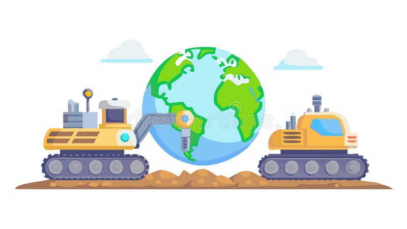 Cold Chain Logistics Gears, Climate Control Process, Vector Design ...