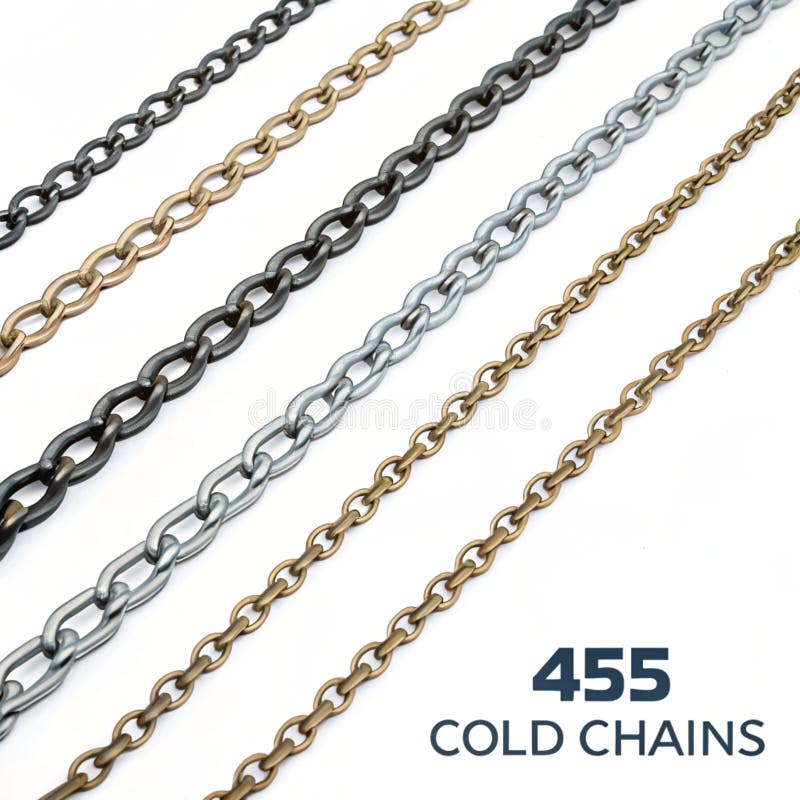 Cold Chains Isolated on Transparent Background Stock Illustration ...