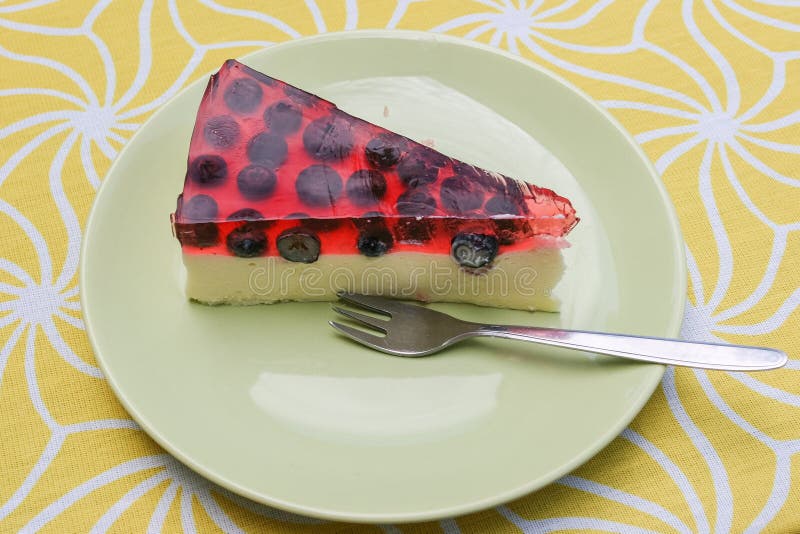 Cold cheesecake with jelly stock photo. Image of fresh - 28970028