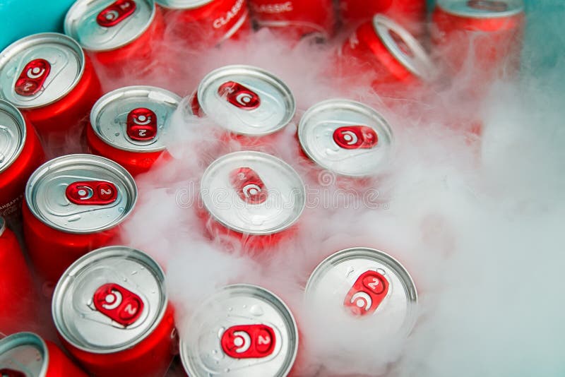 Cold Coca-Cola in Ice editorial image. Image of cocacola - 127436690