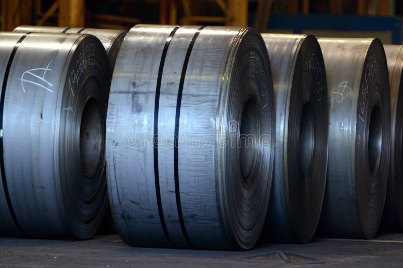Cold coil stock photo. Image of strip, iron, industrial - 4025752