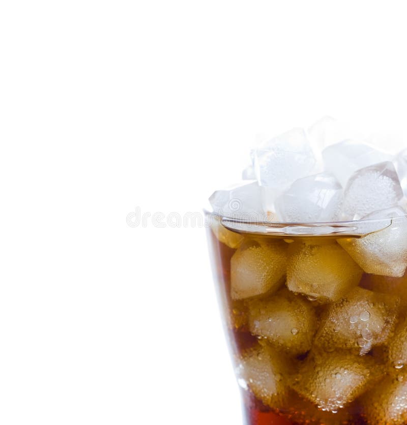 Cold coke drink stock image. Image of cubes, bubbles, thirst - 7590697
