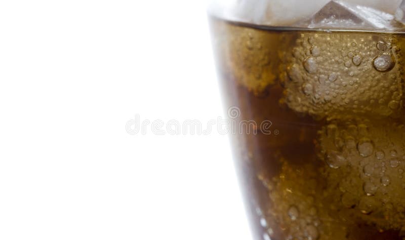 Cold coke drink stock image. Image of caffeine, cubes - 8009319