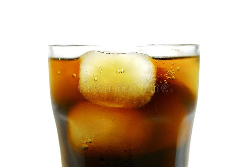 Cold Cola stock image. Image of cube, glass, soda, softdrink - 6584781