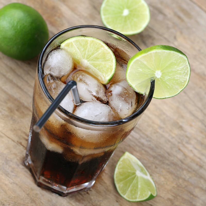 Cold Cola and Lemonade in Cans on Ice Cubes Stock Photo - Image of ...