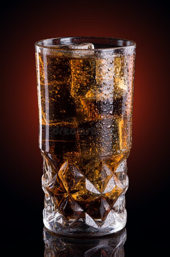 Cold cola stock image. Image of liquid, full, fizzy, bubble - 39783733