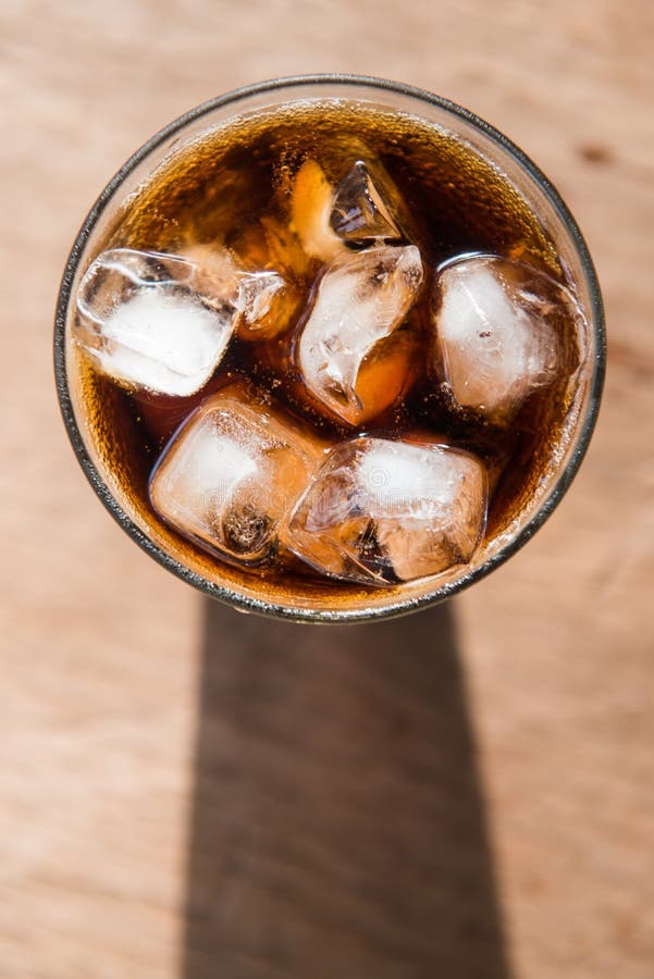 Cold Cola Most Popular Sparking Water Stock Image - Image of sugar ...