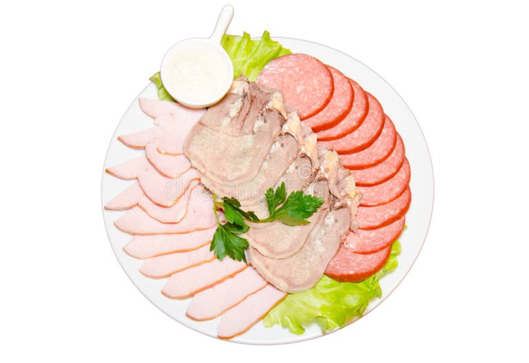 Cold collation stock illustration. Illustration of parsley - 40391606