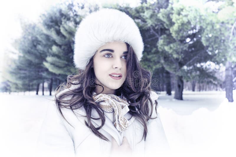 Cold is the Color of Winter Stock Image - Image of ushanka, russian ...