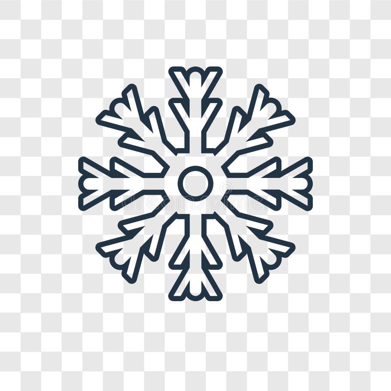 Cold Concept Vector Linear Icon Isolated on Transparent Background ...