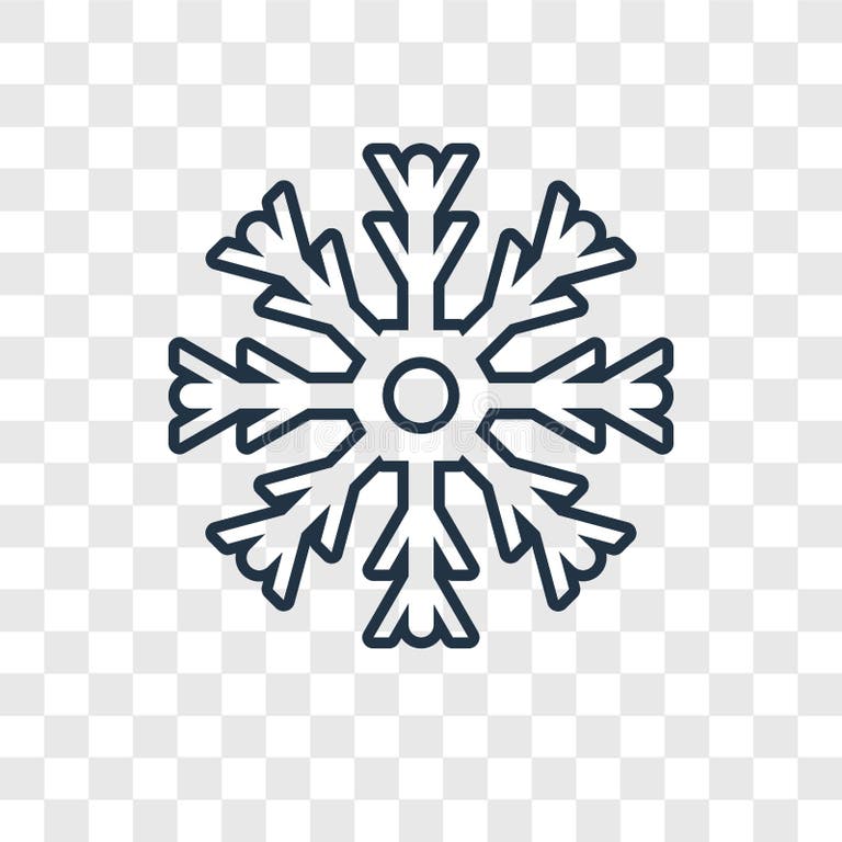 Cold Concept Vector Linear Icon Isolated on Transparent Background ...