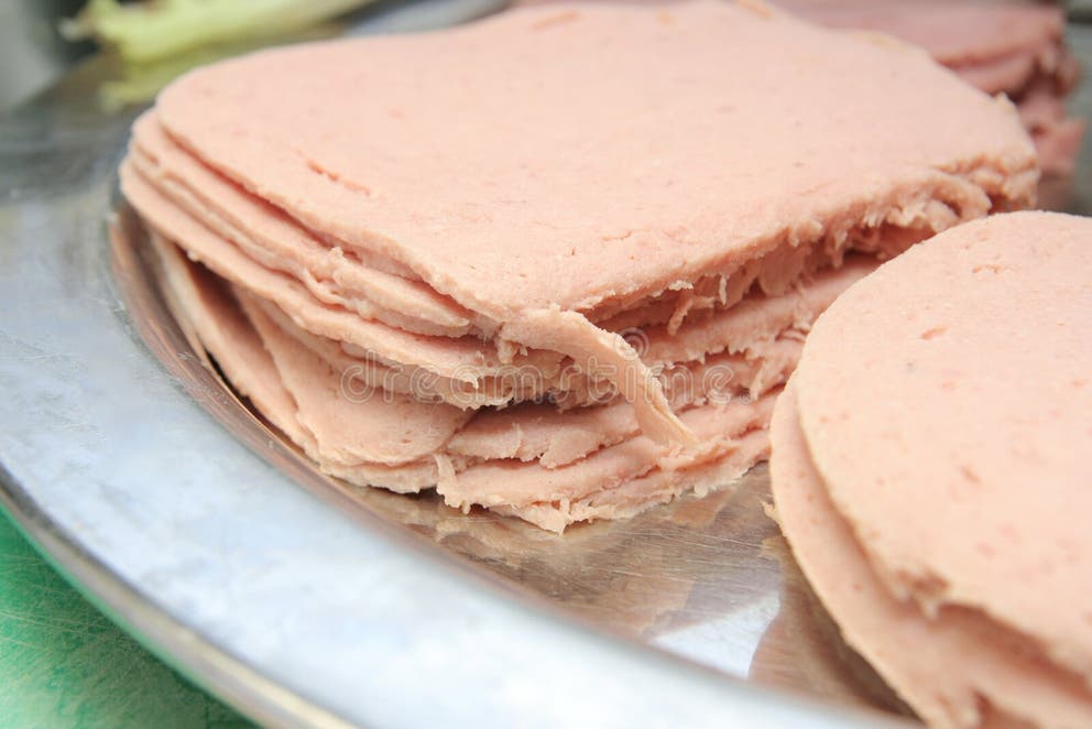 Cold cut meat stock photo. Image of mortadella, sliced - 7513114