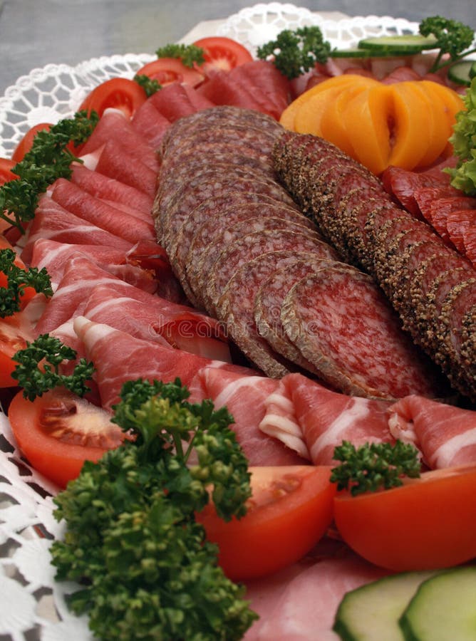 Cold cuts stock image. Image of smoked, closeup, detail - 18630995