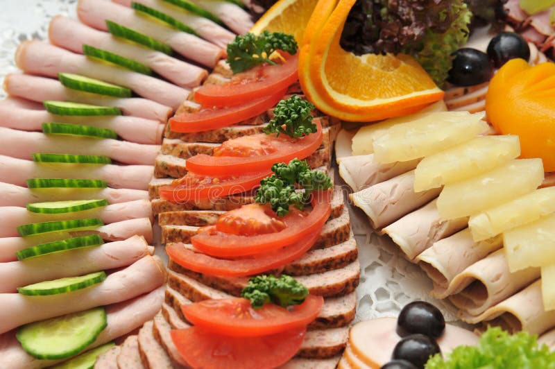 Cold cuts stock image. Image of smoked, closeup, detail - 18630995