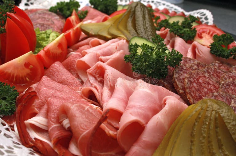 Cold cuts stock image. Image of smoked, closeup, detail - 18630995