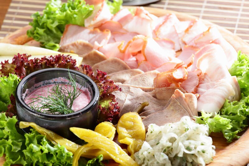 Cold cuts stock image. Image of piece, gourmet, assortment - 23195473