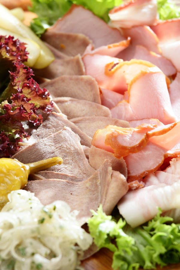 Cold cuts stock image. Image of piece, gourmet, assortment - 23195473