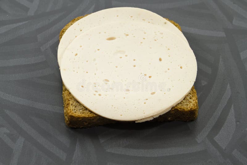 Cold Cuts from Chicken with Toast Bread Stock Photo - Image of brown ...