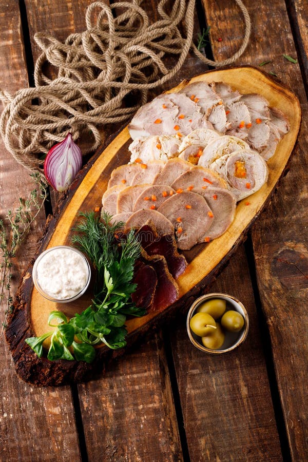 Cold Cuts - Different Types of Meat Stock Image - Image of prosciutto ...