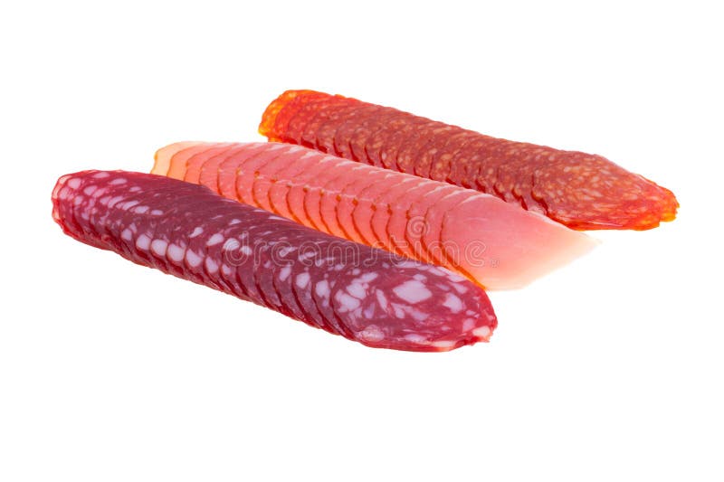 Cold cuts isolated stock image. Image of smoked, sliced - 291866671