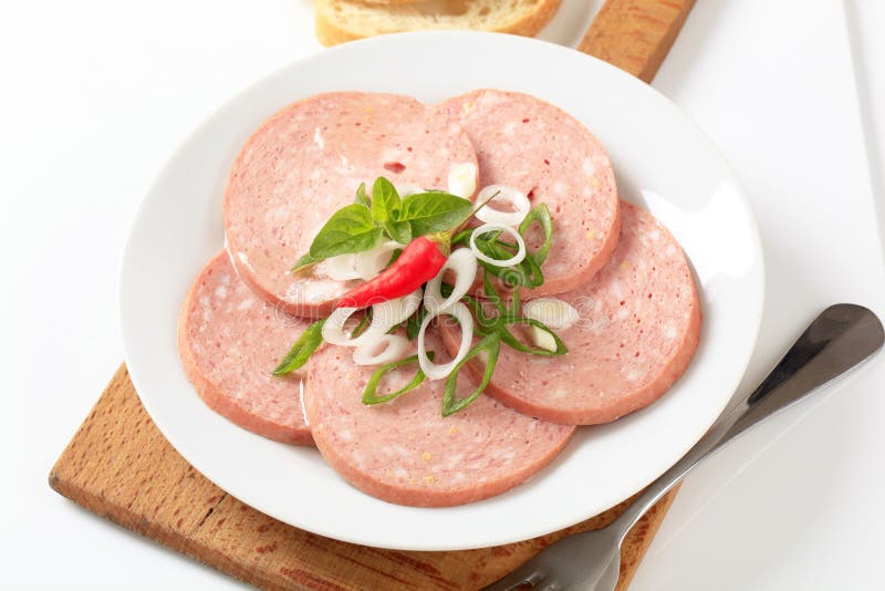 Cold cuts stock photo. Image of sliced, lard, sausage - 53939022