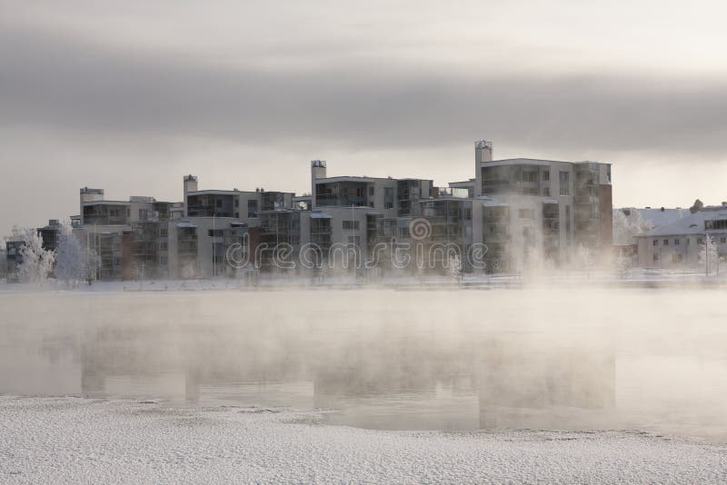 Cold day stock image. Image of snowy, cloud, sunny, winter - 11808211