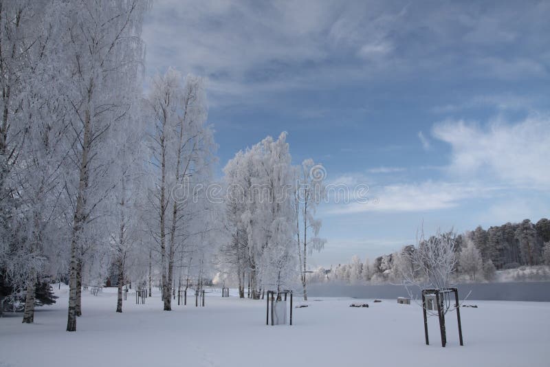 Cold day stock photo. Image of sunny, cloud, freezing - 9001468